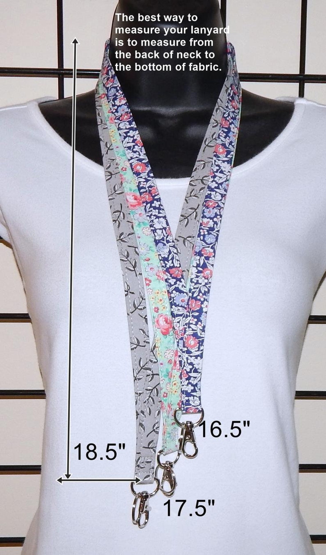 Spring Fabric Lanyard Breakaway Teachers Lanyard for Keys - Etsy
