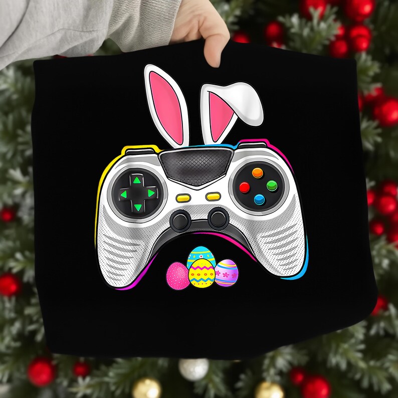 Easter Gamer PNG – Bunny Controller Easter Design, Gamer Easter Shirt ...