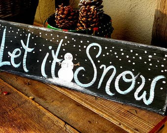 Snow signs | Etsy