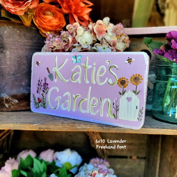 Custom Garden Signs - Etsy