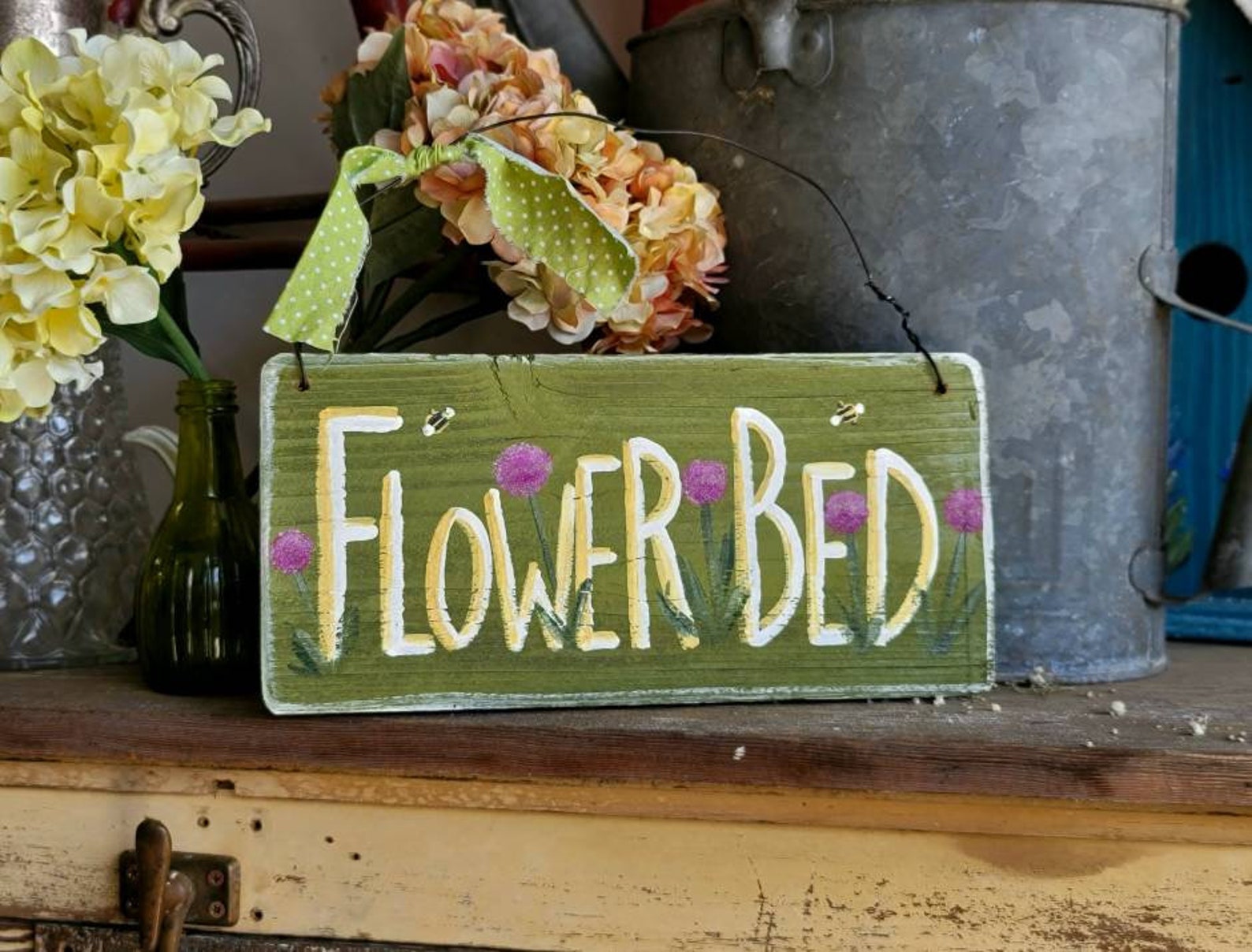Personalized Decor,flower Bed Garden Sign,garden Gift,custom Garden ...