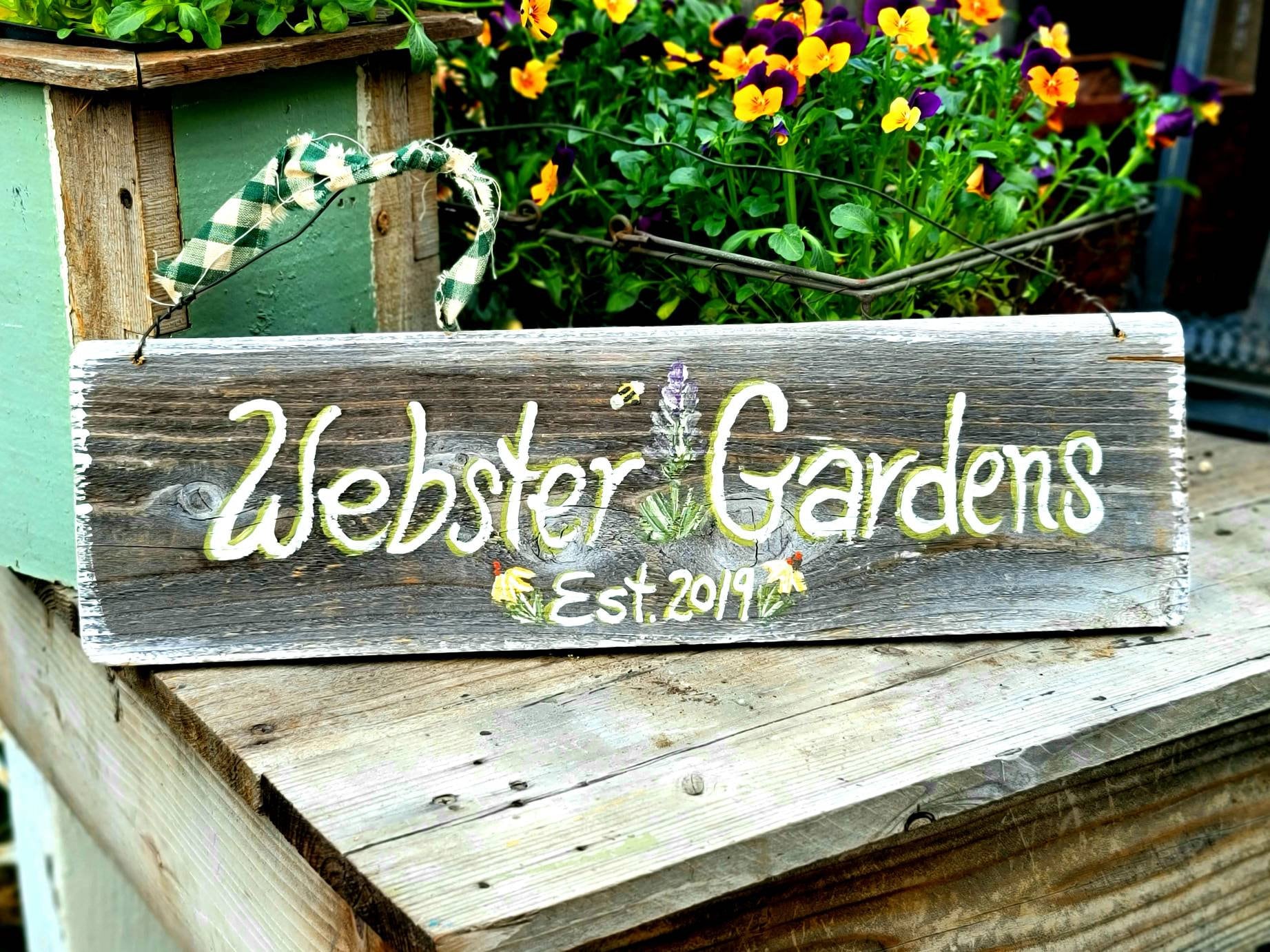 garden gift,Custom signs outdoor,garden gift for friend,personalized ...