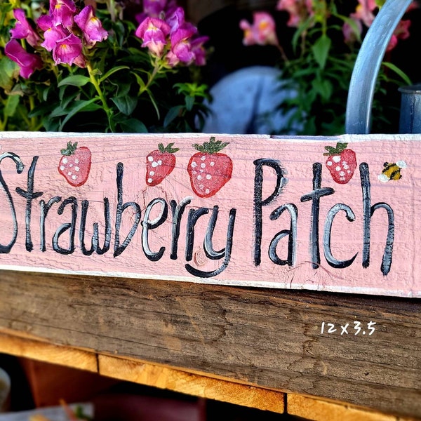 Strawberry Sign - Etsy