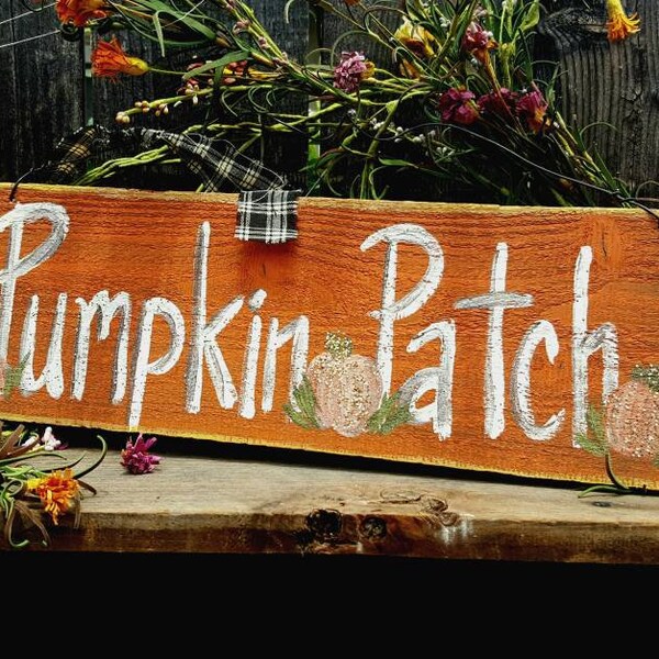 Pumpkin Sign - Etsy