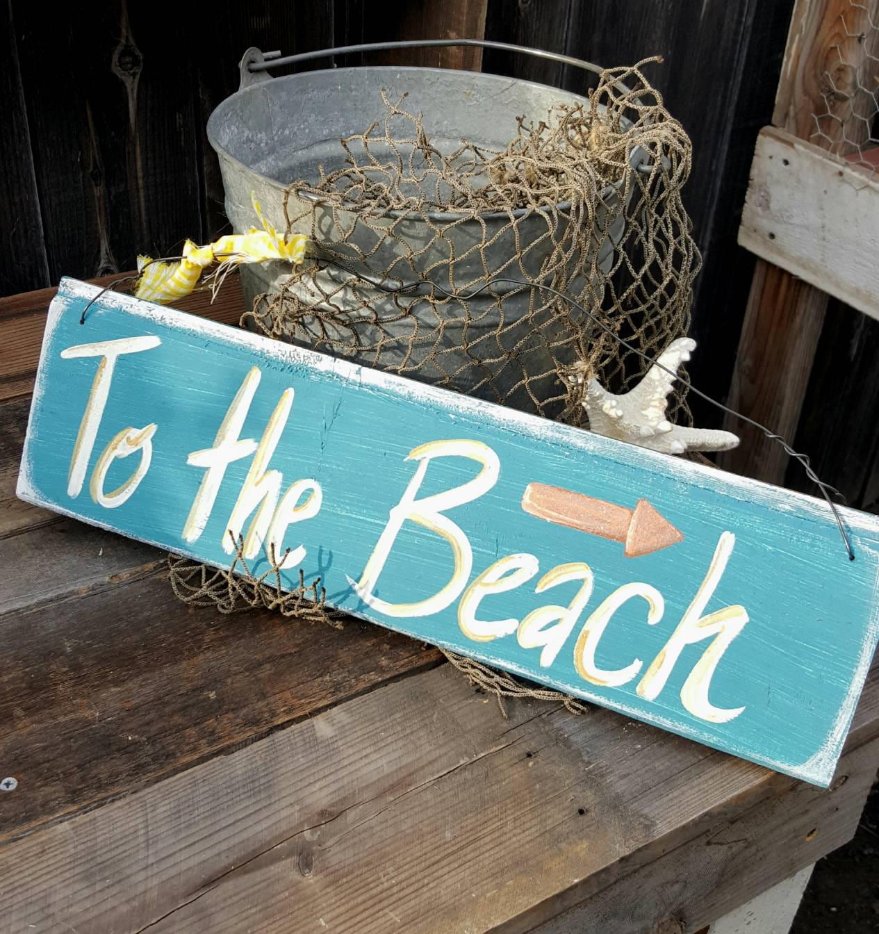 To The Beach Sign outdoor Beach Sign rustic Beach Decor garden Sign to-the-beach-sign-outdoor-beach-sign-rustic-beach-decor-garden-sign