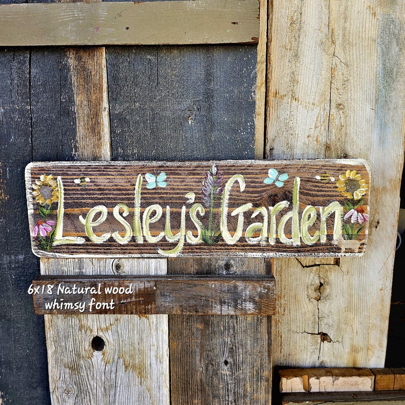 Custom Garden Signs - Etsy