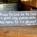 Hand-painted Bible Verse Garden Sign, Personalized Scripture Quote - Etsy
