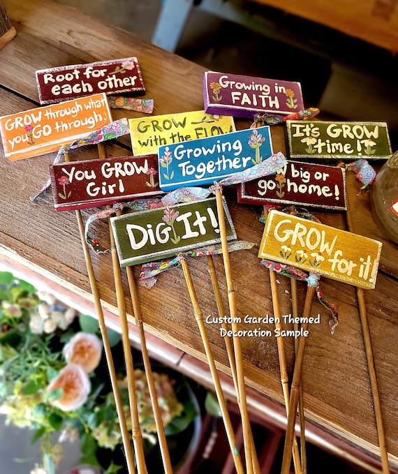 Personalized Garden Marker Signs Personalize Your Gardens Appearance:
