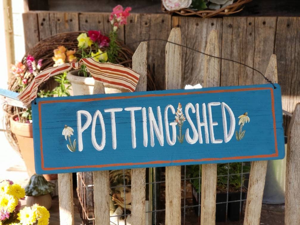 Rustic Garden Shed Signs