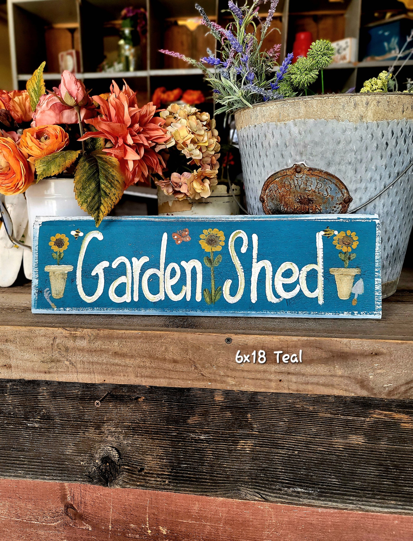 Custom Garden Shed Sign: Rustic Wooden Outdoor Decor,garden Sign - Etsy