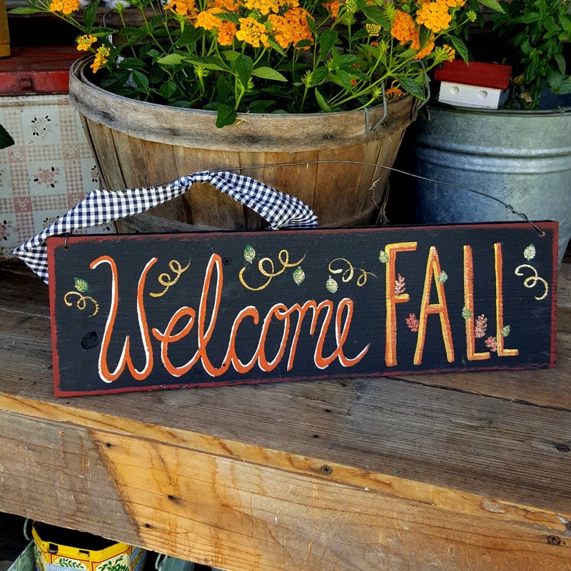 Outdoor Fall Signs - Etsy