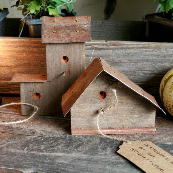 Miniature Birdhouse - Etsy