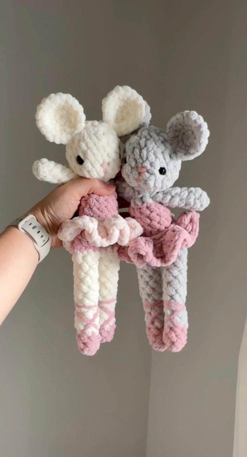 Handmade Ballerina Mouse Plushie - Etsy