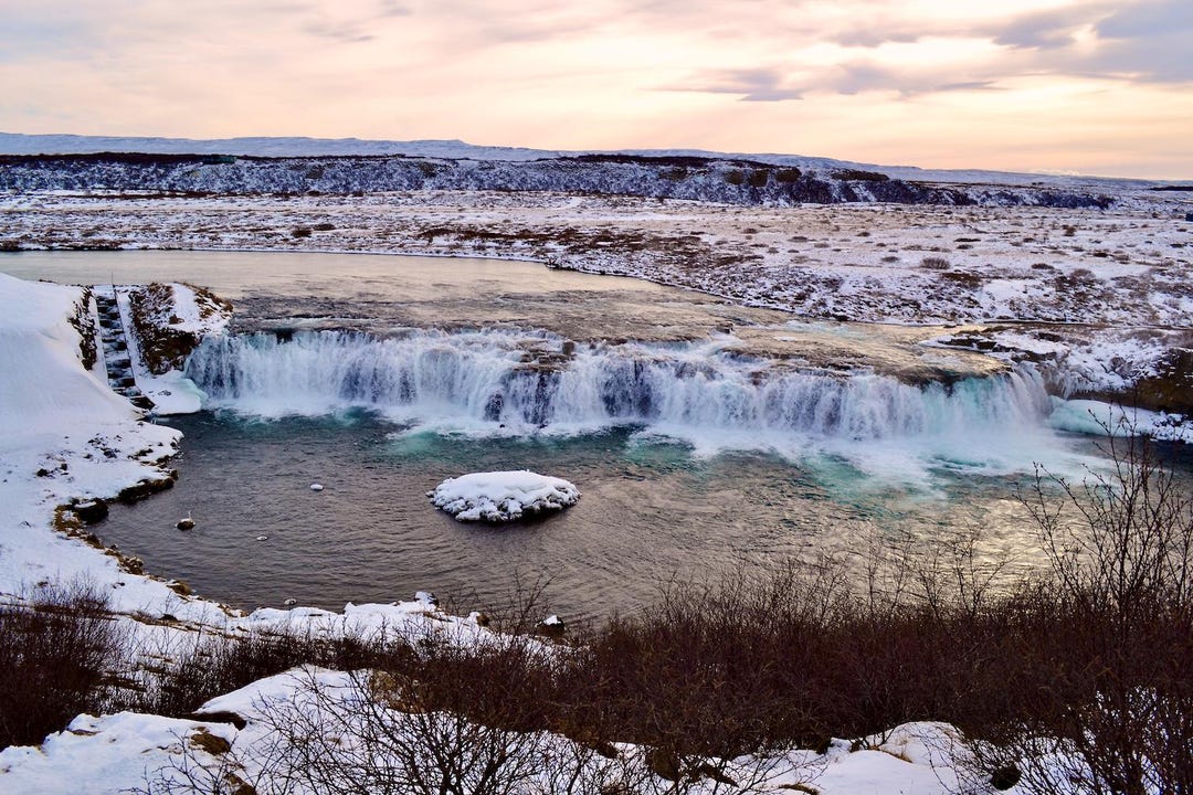 Iceland Faxafoss Waterfall Wall Art | Iceland Nature Photography Print ...