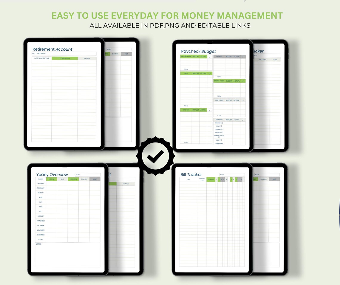 2026 Budget Planner | Printable Money Organizer | Monthly Expense ...