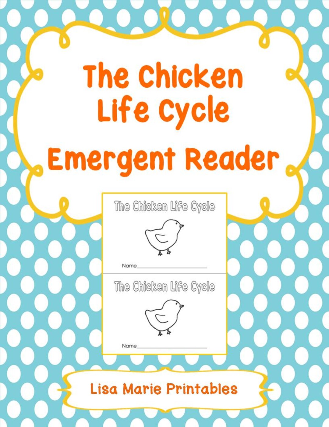 The Chicken Life Cycle Emergent Reader - Etsy UK