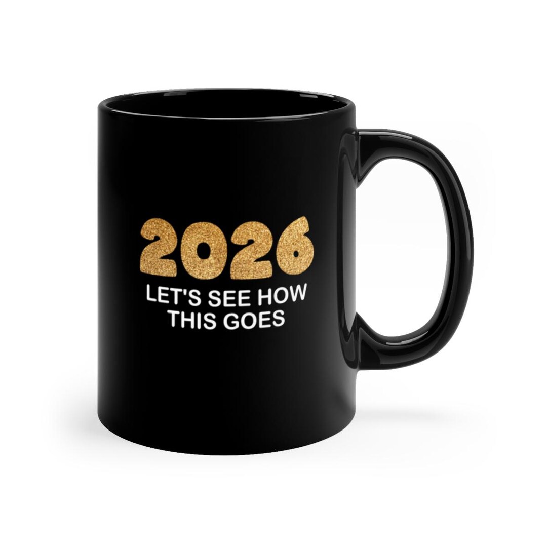 2026 Gold Glitter Mug, New Year Mug, Celebration Mug, Party Mug, Gift ...