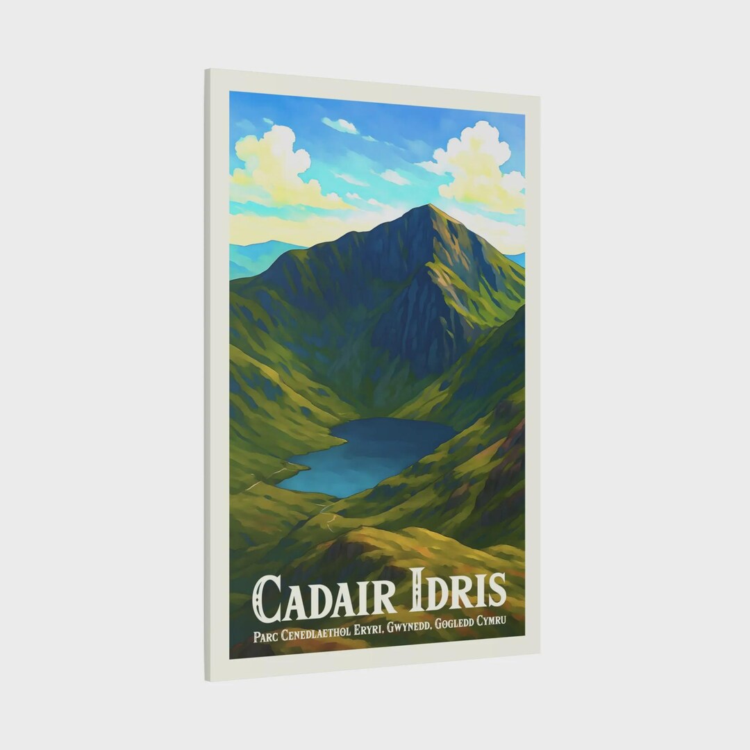Cadair Idris BOTW Art Print | Hyrule-inspired Fantasy Mountain - Etsy