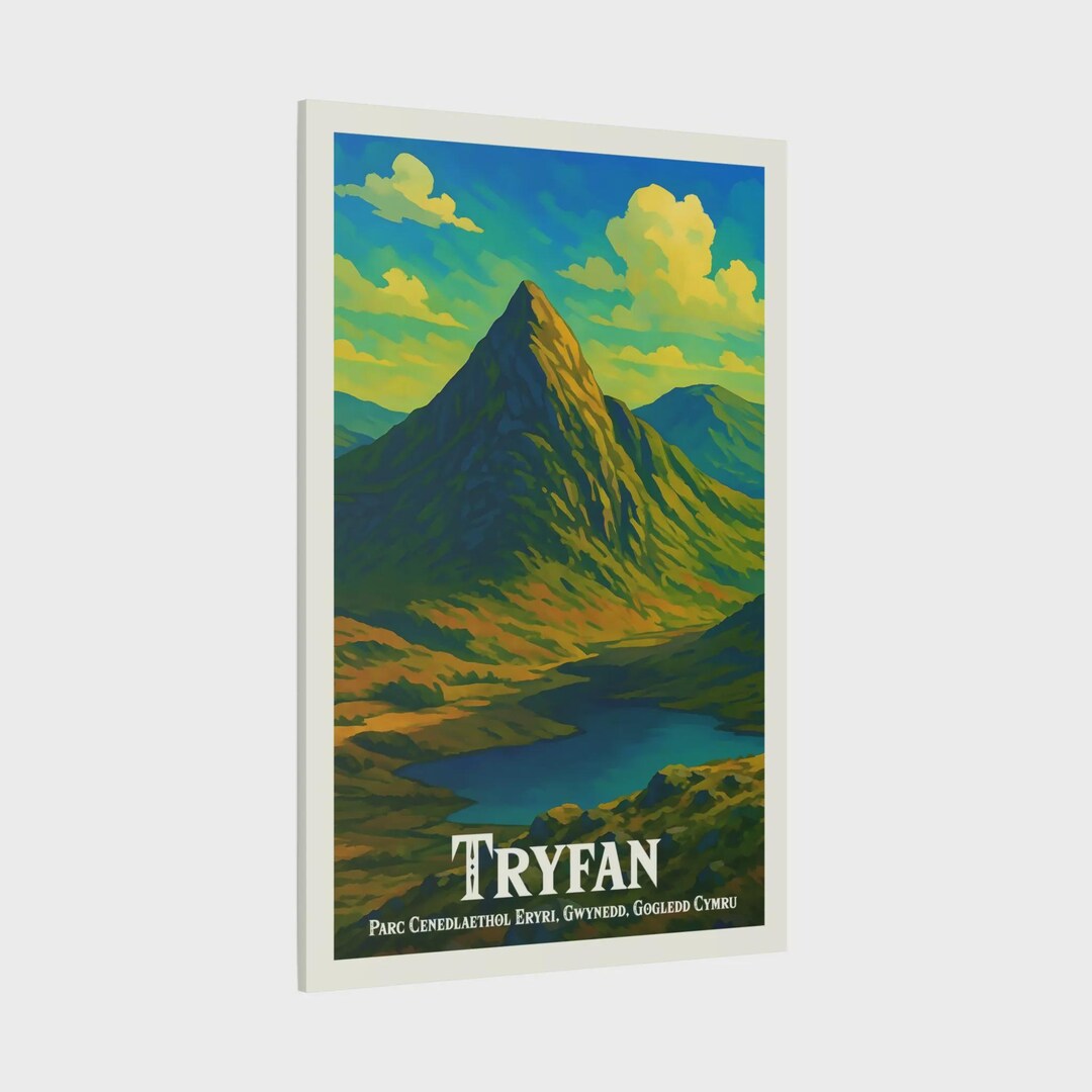 Tryfan BOTW Art Print | Hyrule-inspired Fantasy Landscape - Etsy