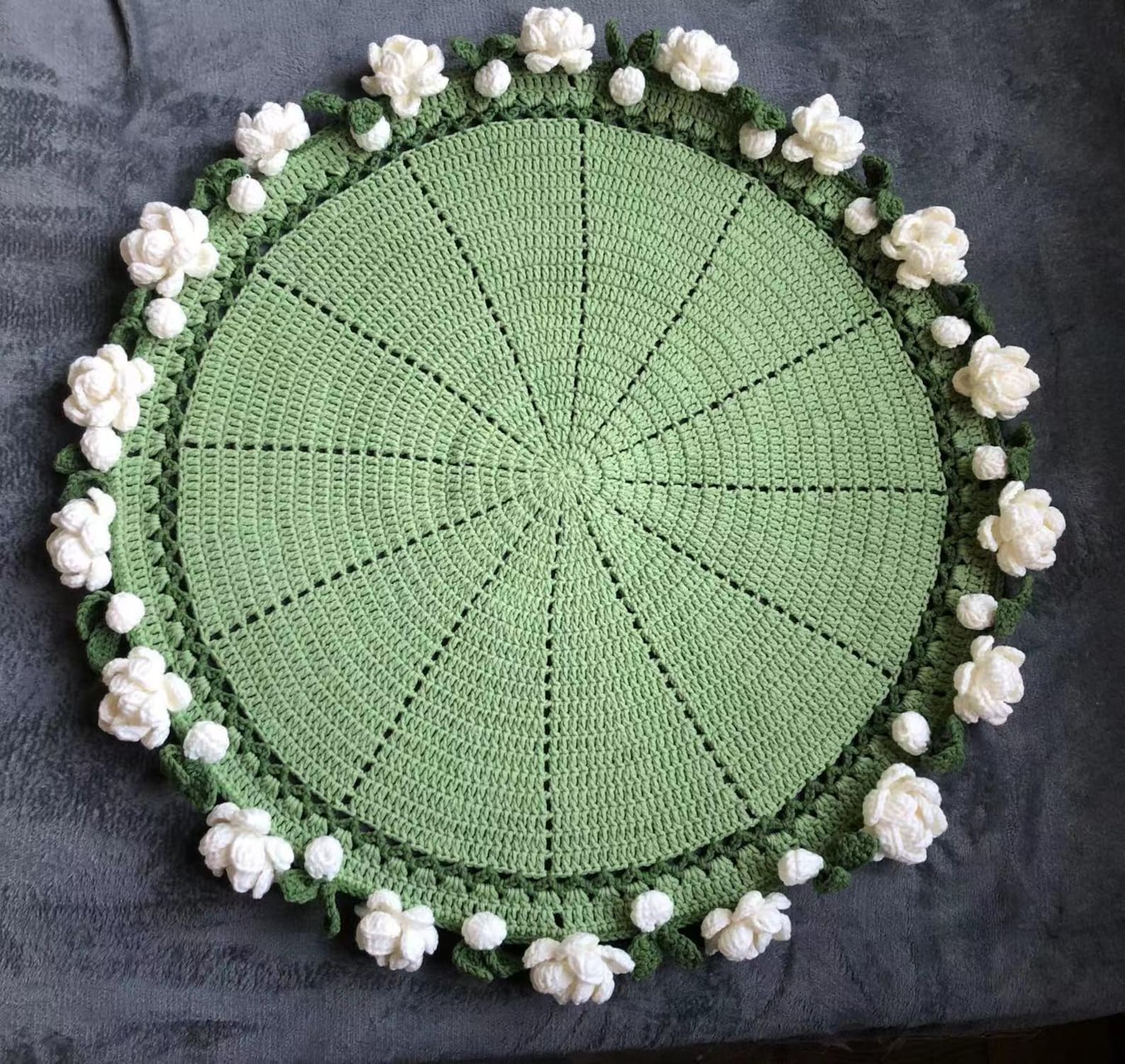 Handmade Jasmine Crochet Blanket: Unique Handcrafted Gift for Her - Etsy