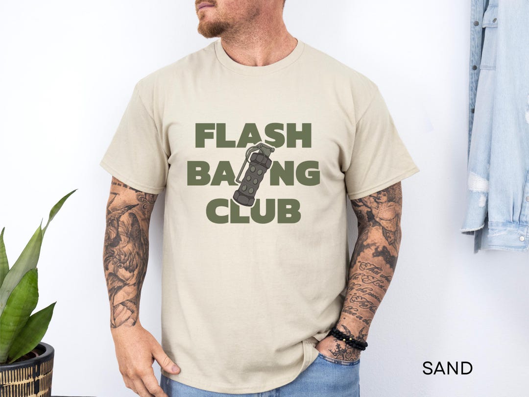 Flash Bang Shirt, Tactical Humor T Shirt, Funny Police or SWAT Team Tee ...