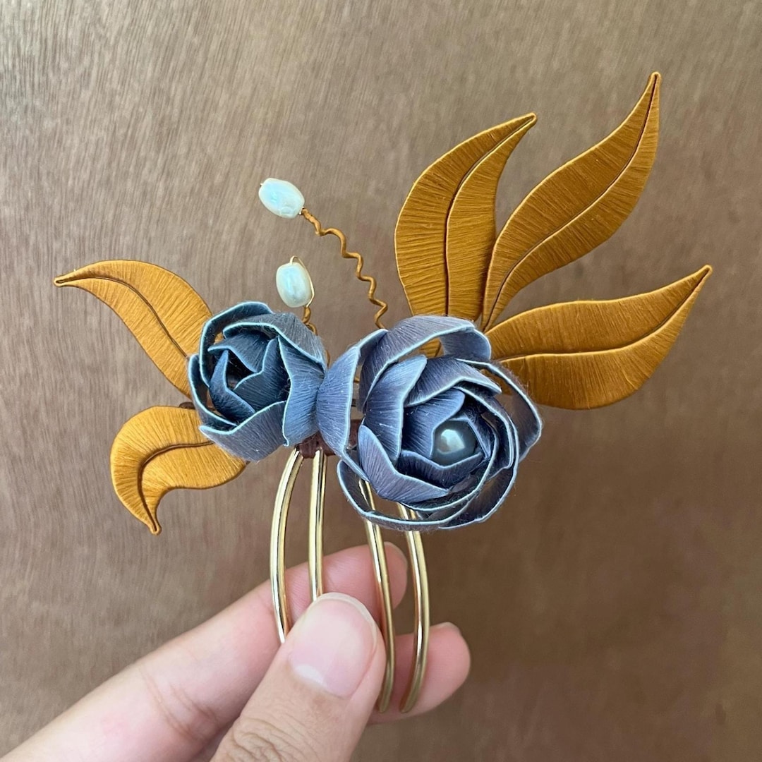 Handmade Silk Flower Hairpin, Chan Hua, Intangible Cultural Heritage ...