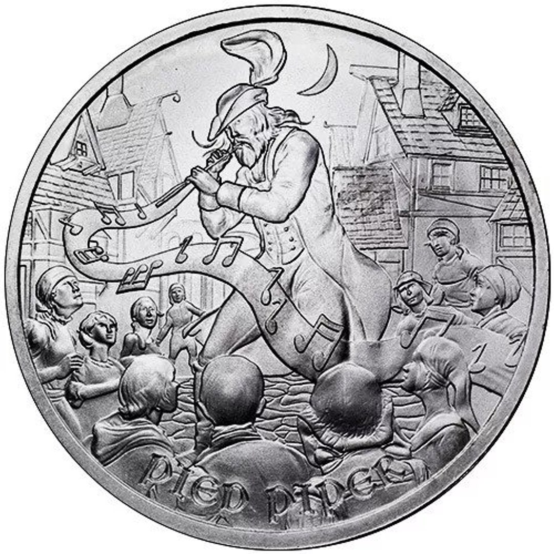 Pied Piper 1 Oz .999 Silver Round - Etsy