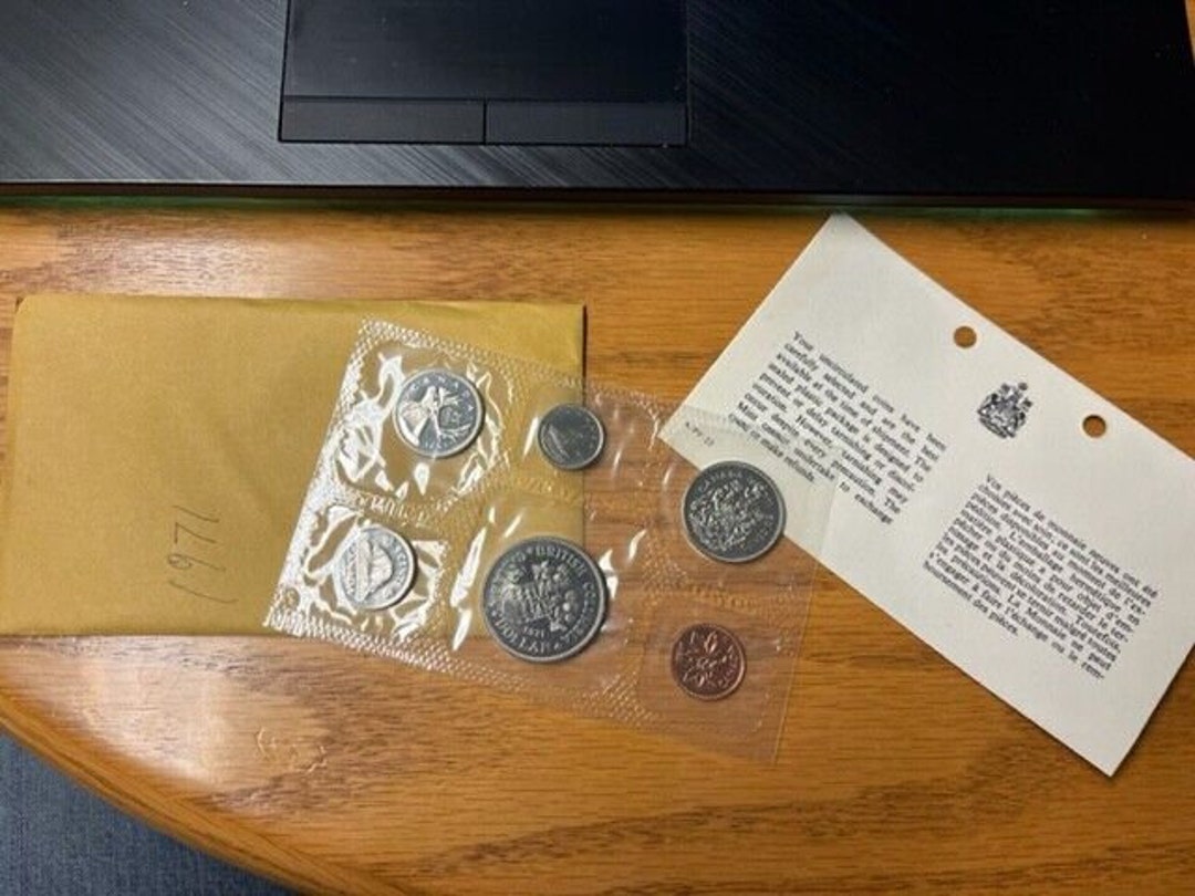 1971 Royal Canadian Mint Coin Set UNCIRCULATED With - Etsy