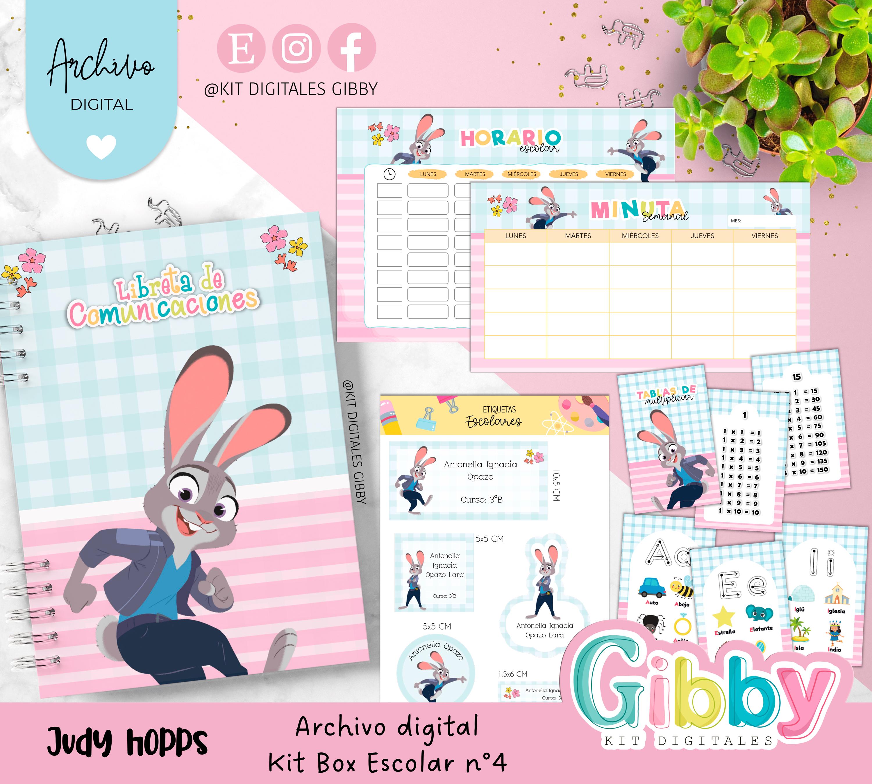 ARCHIVO DIGITAL -Bello Kit box escolar n4 (pdf-pptx) libera de ...