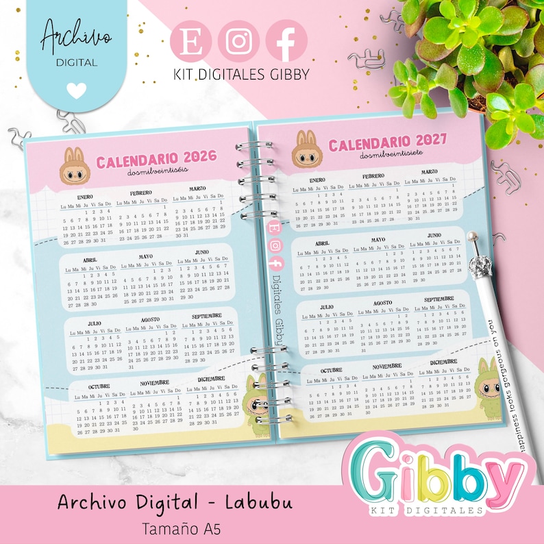 Digital File-printable // Labubu Box Kit Year 2026 in Pdf-pptx - Etsy