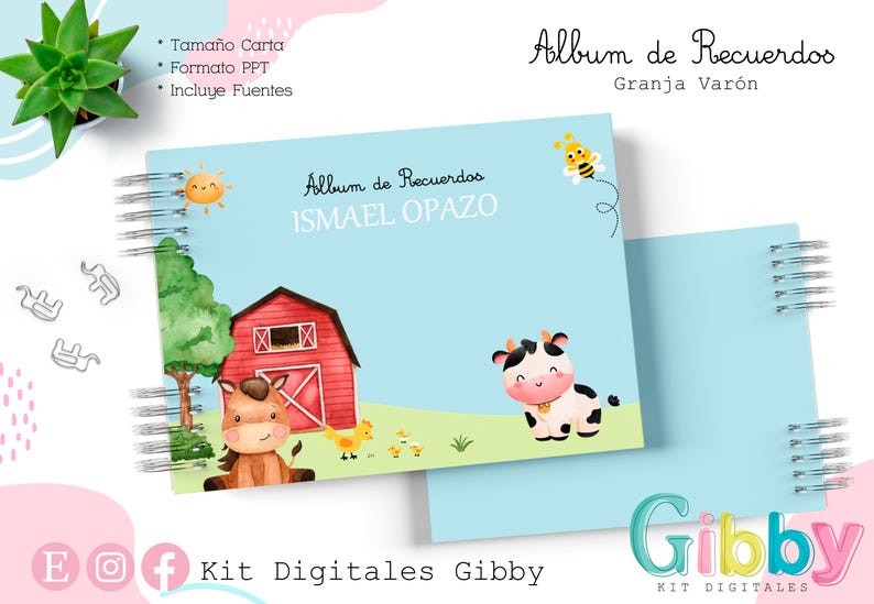 Bello Archivo digital - Album de bebes y/o niño/a - Etsy México
