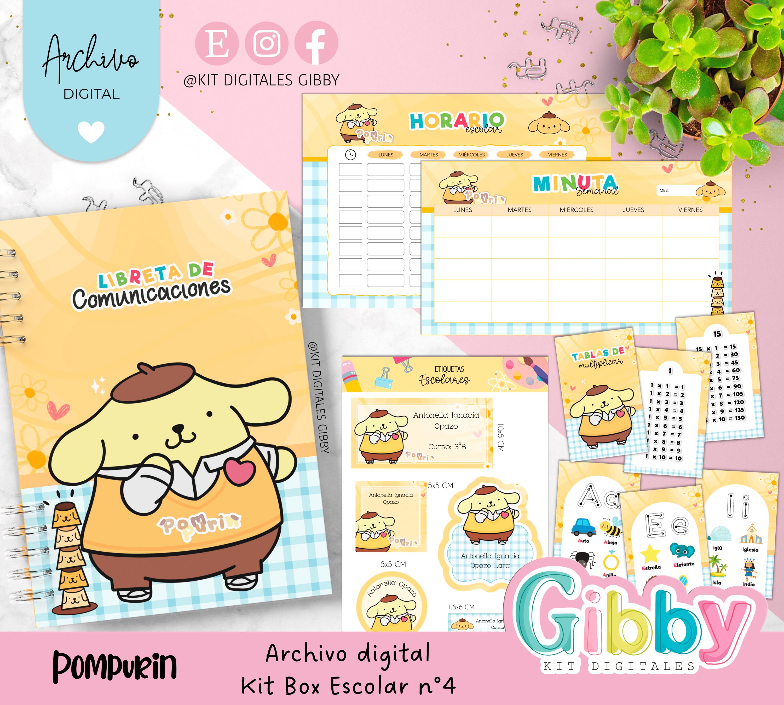 ARCHIVO DIGITAL -Bello Kit box escolar n4 (pdf-pptx) libera de ...