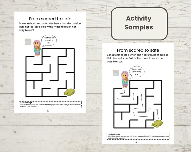 Emotions Activity Book – Printable SEL Workbook for Preschoolers, Ages ...