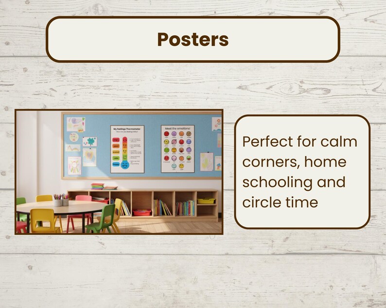 Emotion Posters Bundle • Meet the Emotions & Feelings Thermometer ...