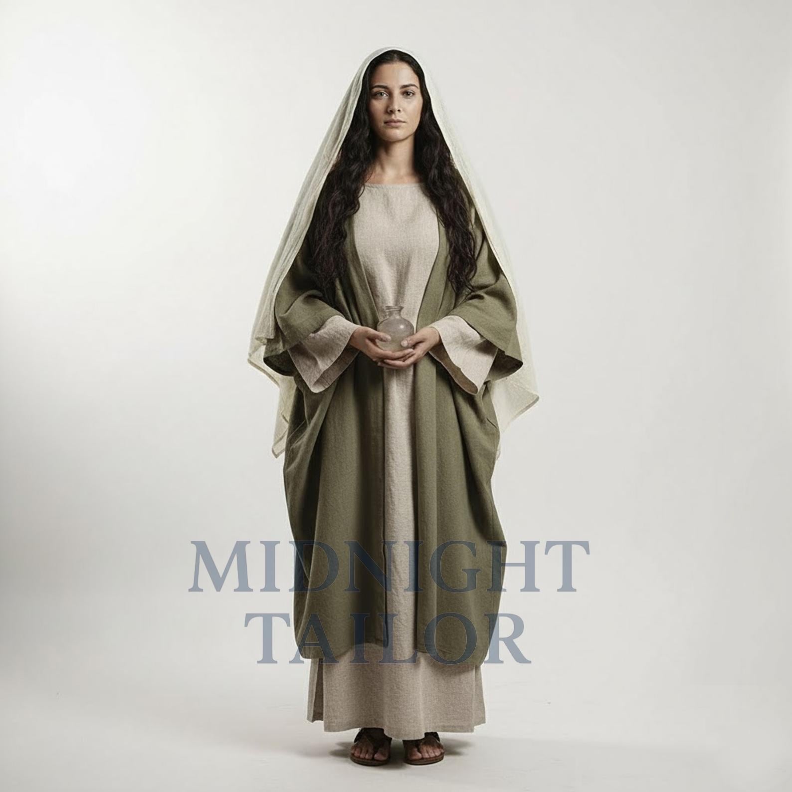 Mary Magdalene Costume Biblical Women Outfit, Holy Land Dress ...