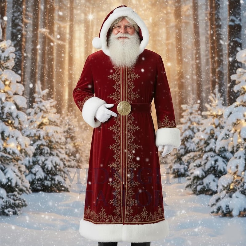 Santa Coat - Etsy