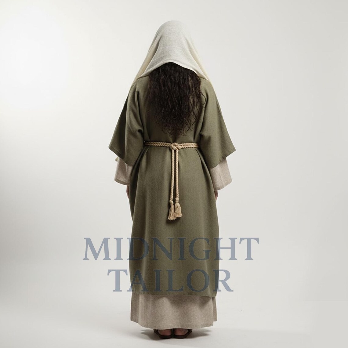 Mary Magdalene Costume Biblical Women Outfit, Holy Land Dress ...