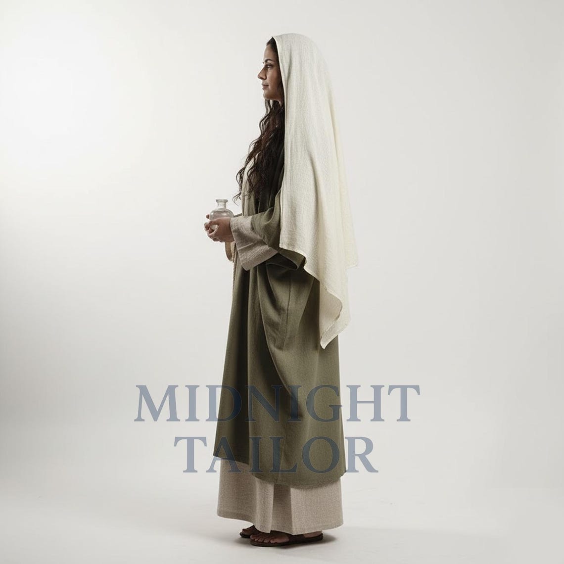 Mary Magdalene Costume Biblical Women Outfit, Holy Land Dress ...