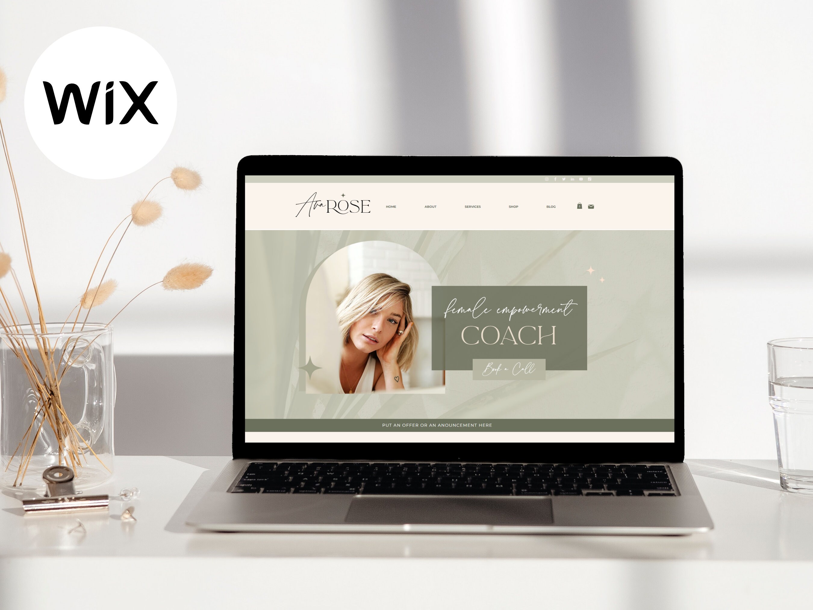 WIX Website Template Website Template Website Design | Etsy UK