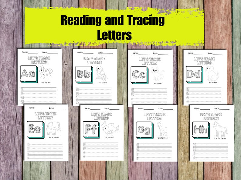 Line Tracing Worksheets for Homeschool, Preschool & Kindergarten ...