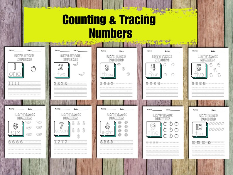 Line Tracing Worksheets for Homeschool, Preschool & Kindergarten ...