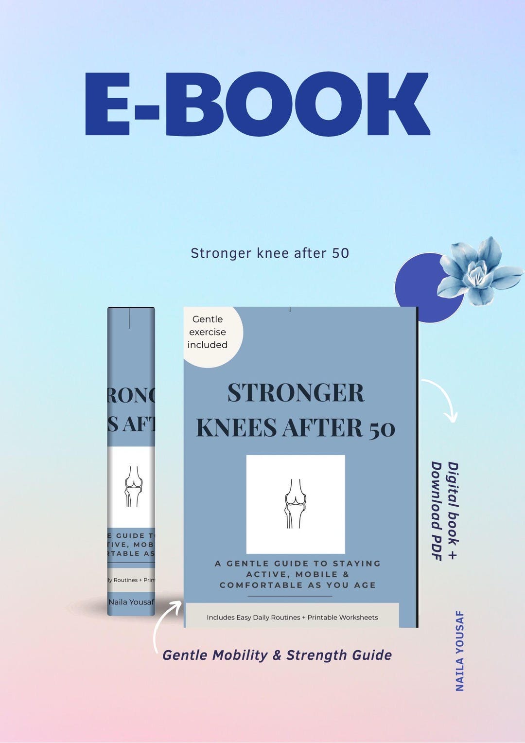 Stronger Knees After 50 Guide | Gentle Exercises (PDF) - Etsy