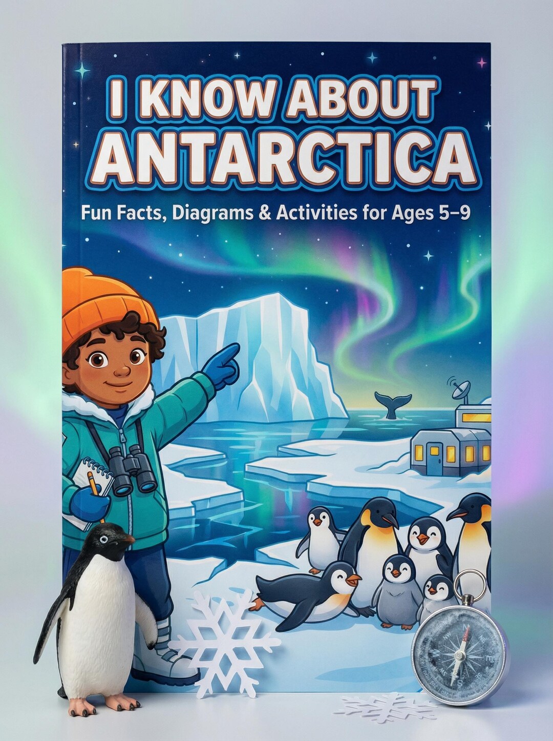 Antarctica Book for Kids Ages 5-9, Penguins, Icebergs & Polar Science ...