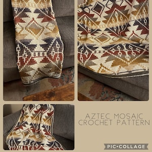 Aztec Overlay Crochet Pattern - Etsy