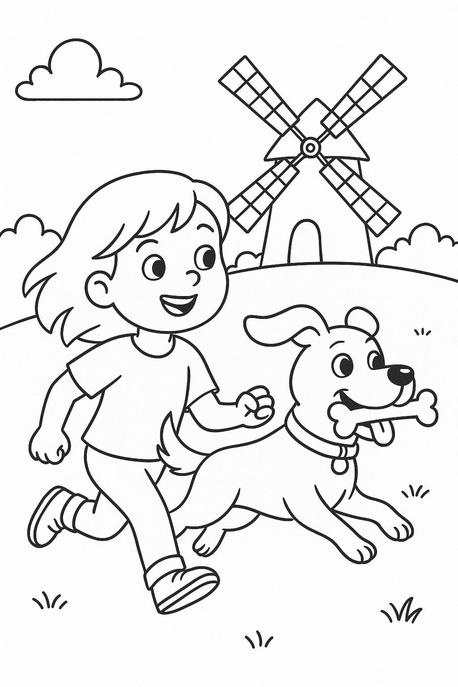 Dog Coloring Book for Kids – Cute Puppies, Fun Activities & Printable ...