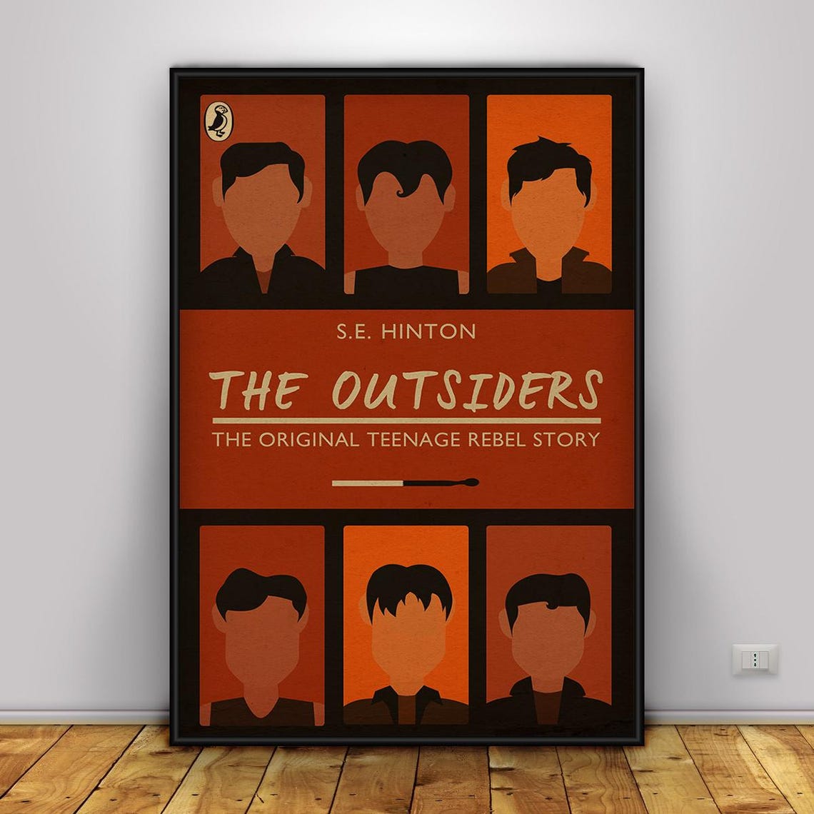 The Outsiders Poster | Thomas Howell Wall Art | Kraft Paper Print ...