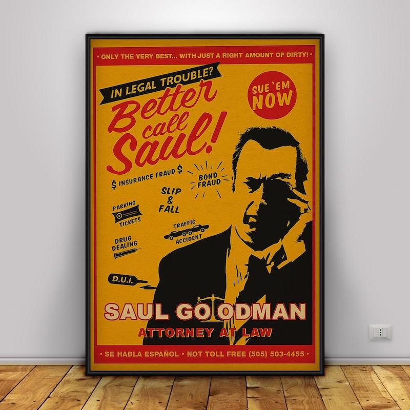 Better Call Saul Poster - Etsy