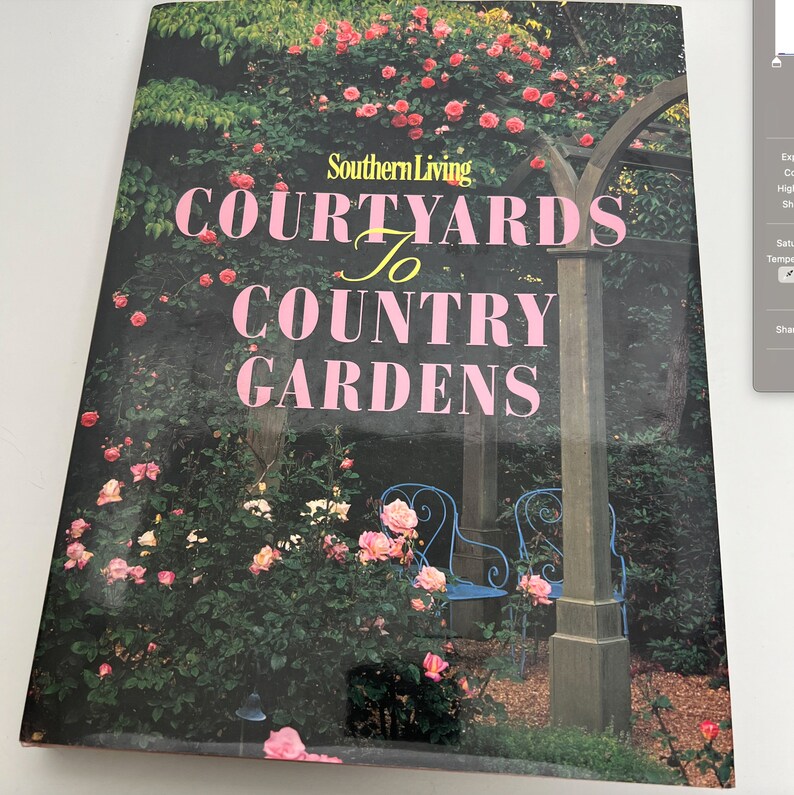 Southern Living Courtyards to Country Gardens Book--1992 - Etsy