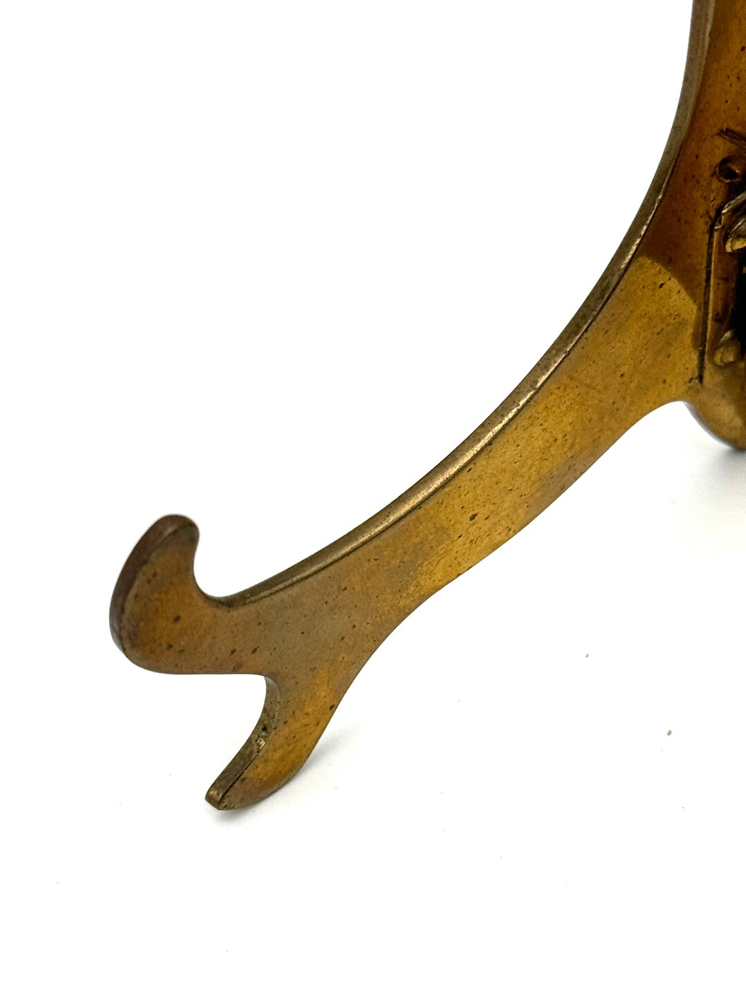 VTG Brass Easel--solid Brass Tabletop Easel--small Decorative Photo Easel - Etsy