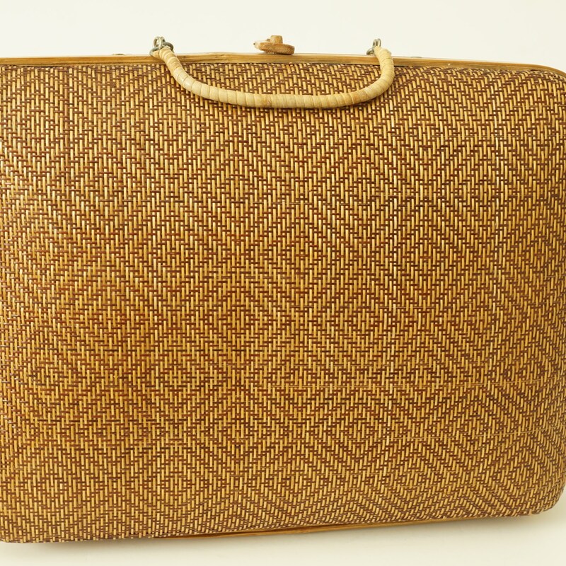 Rattan Wicker Suitcase - Etsy